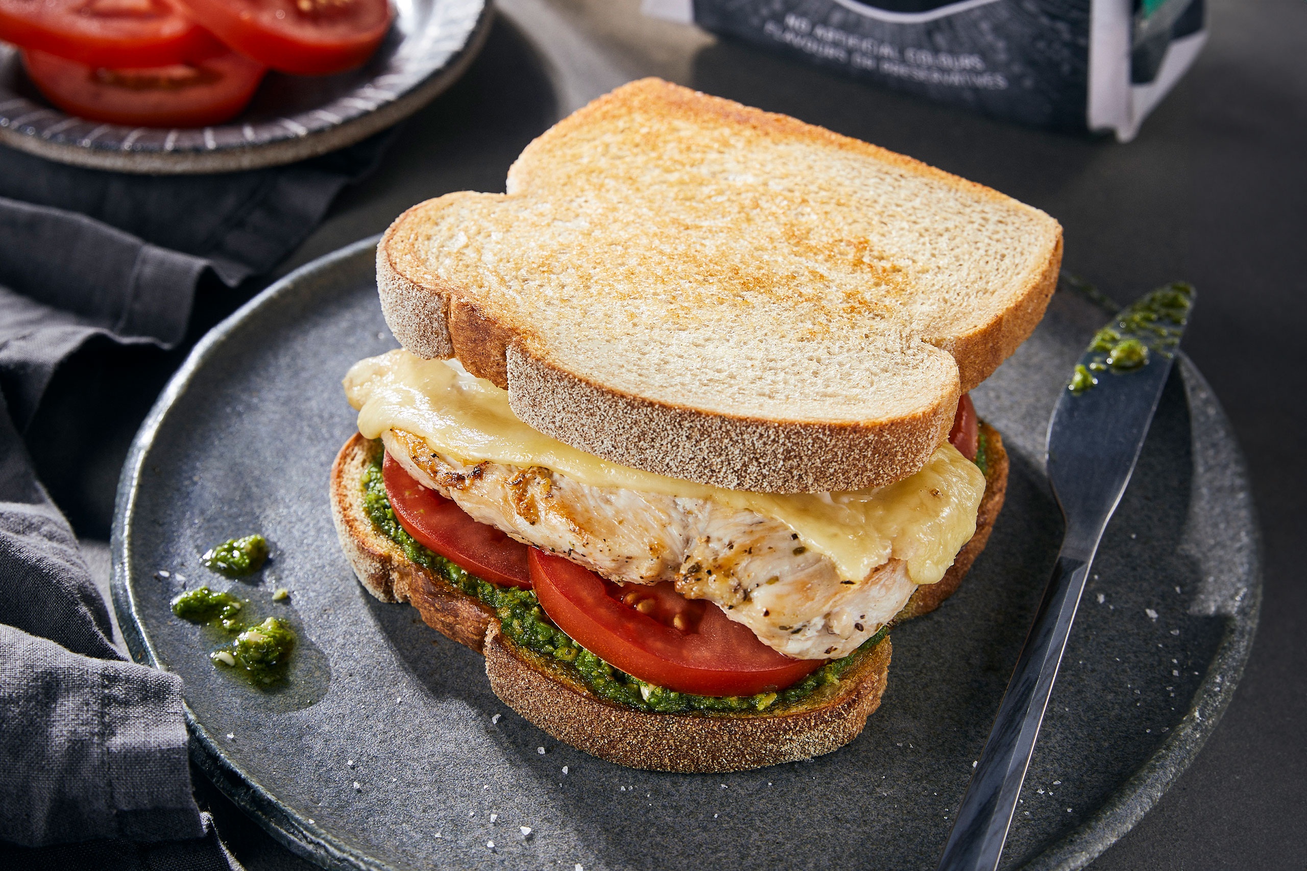 Chicken Pesto Sandwich - Abbott's Bakery